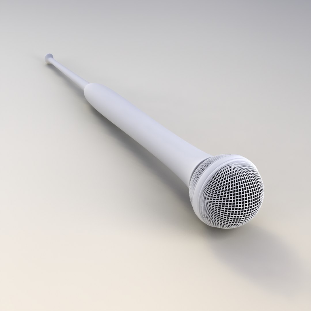 3d Obj Wireless Microphone