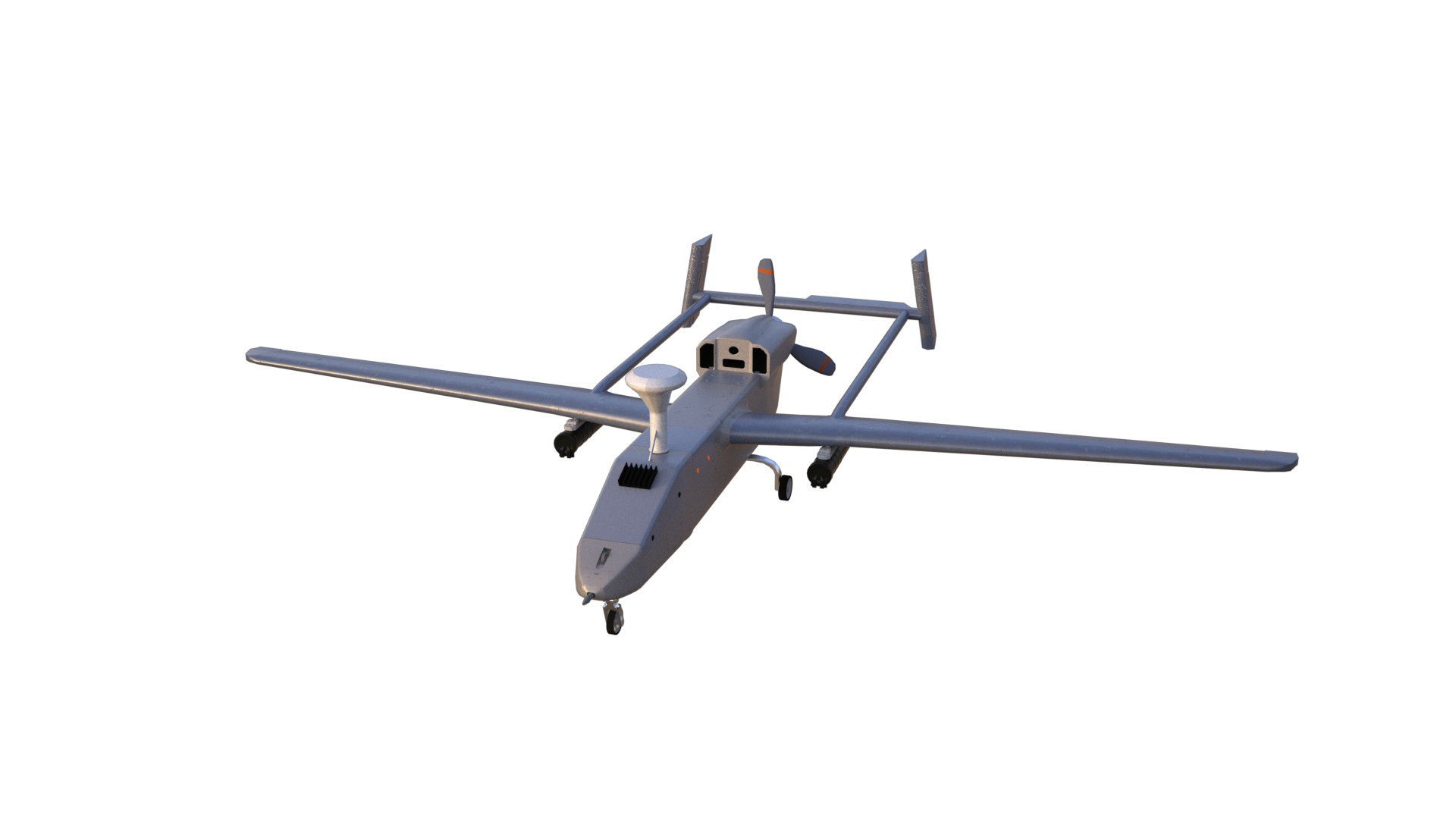 3D Model PBR UAV Searcher Drone Forpost - TurboSquid 2343920