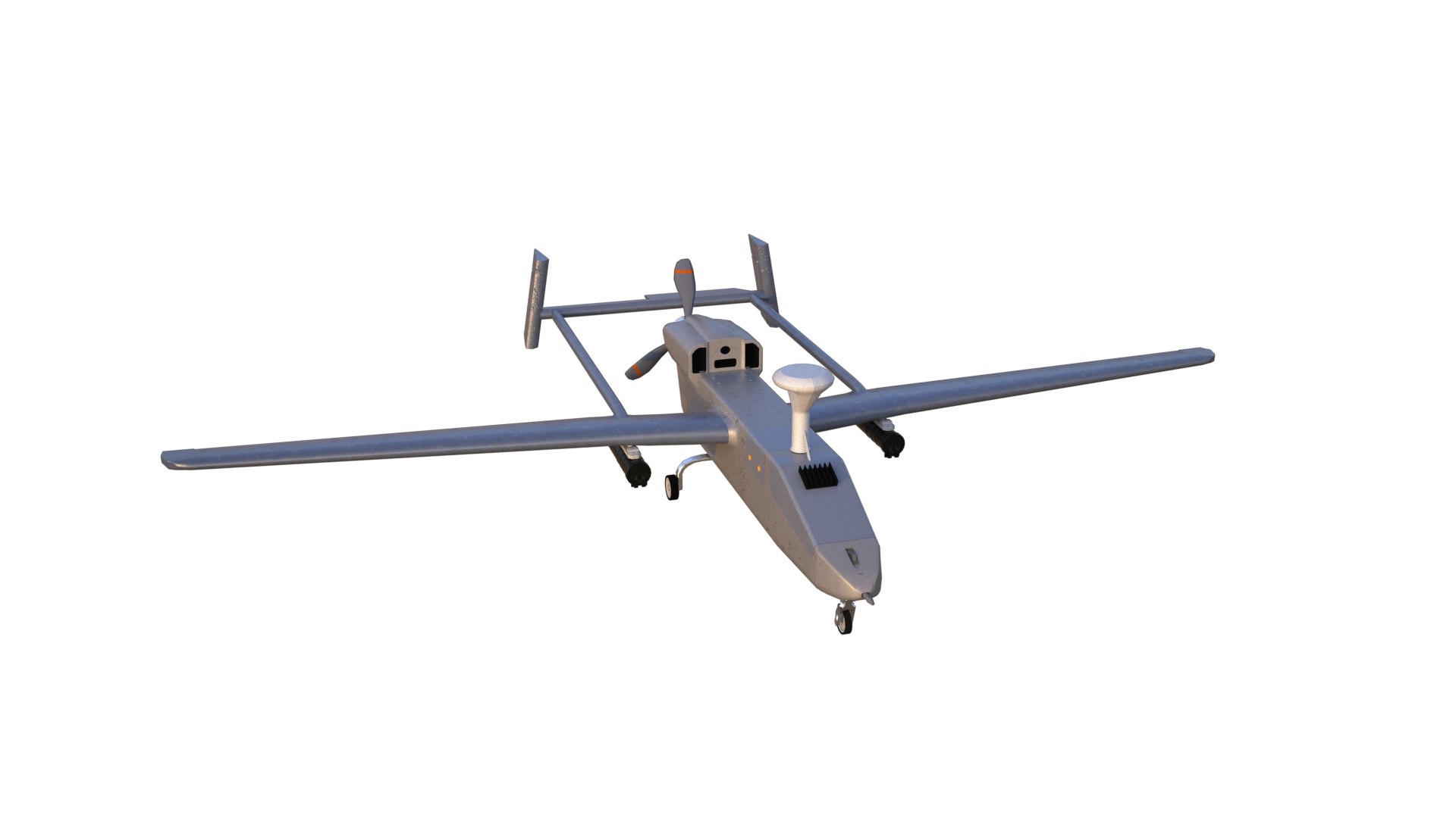3D Model PBR UAV Searcher Drone Forpost - TurboSquid 2343920