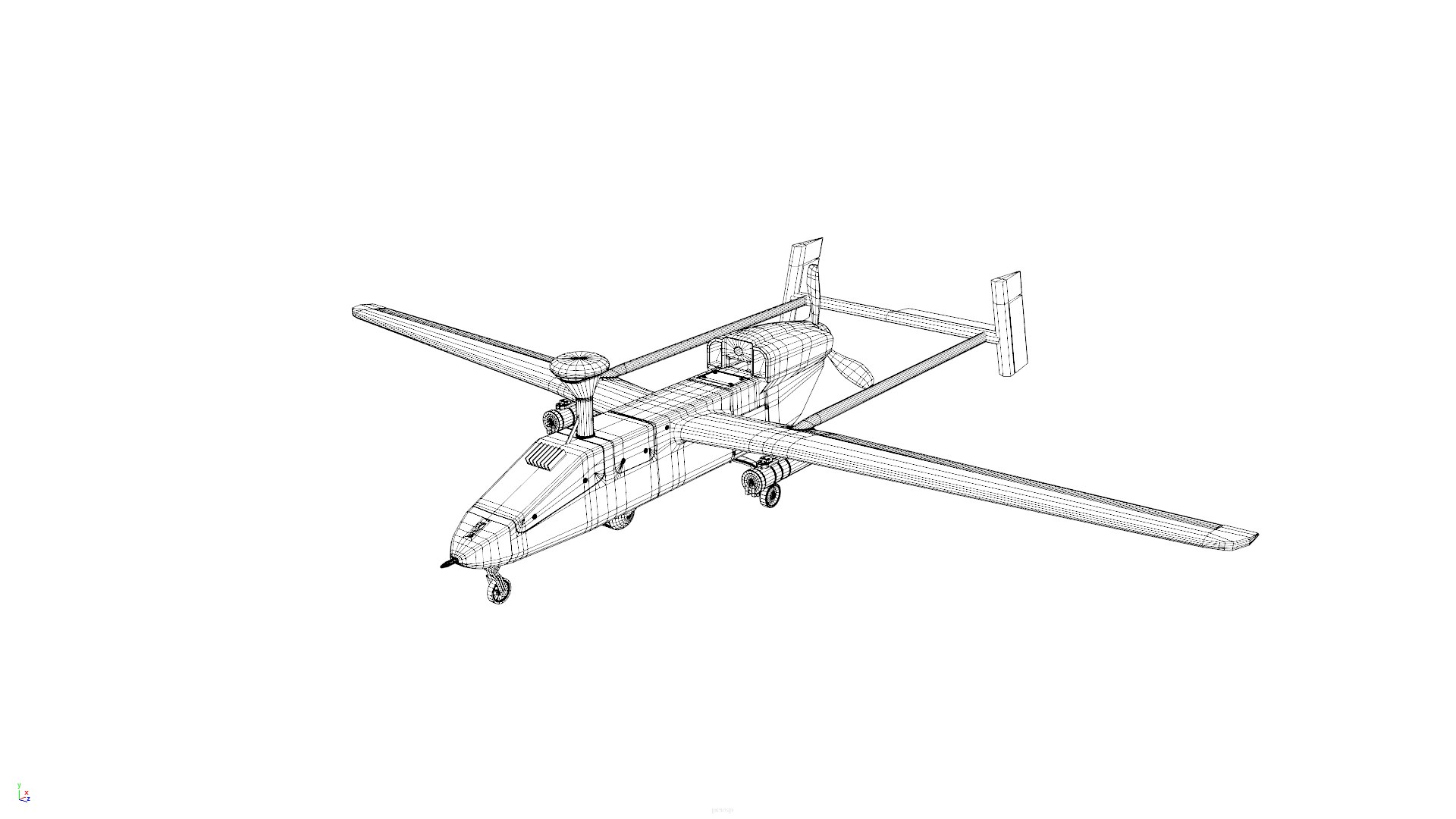 3D Model PBR UAV Searcher Drone Forpost - TurboSquid 2343920