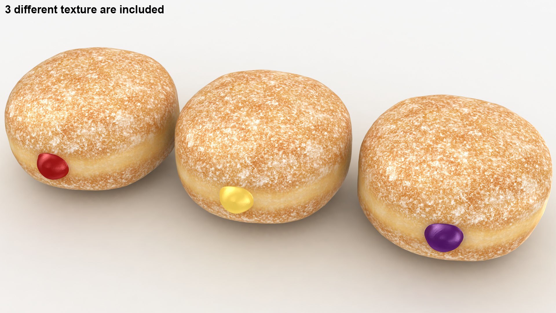 3D Model Realistic Shell Donut - TurboSquid 1443382