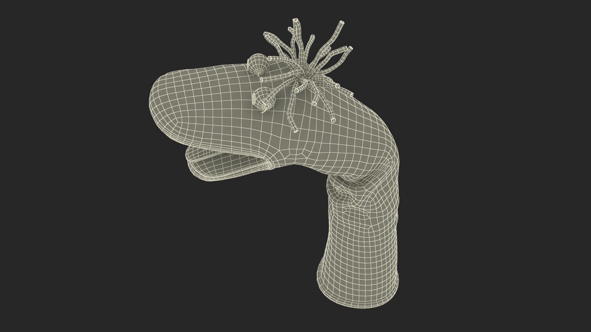 Character Hand Puppet Striped Boy Surprised Pose 3D Model - TurboSquid ...