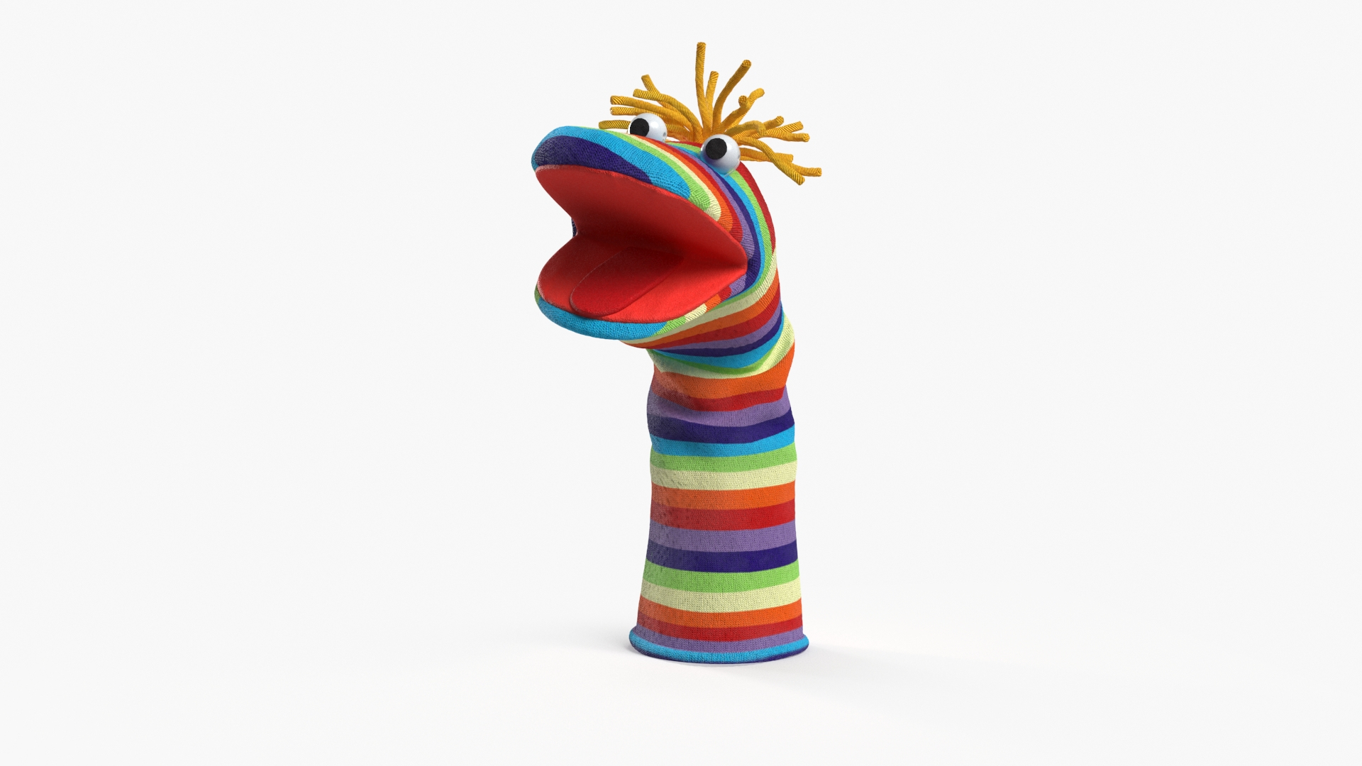Character Hand Puppet Striped Boy Surprised Pose 3D Model - TurboSquid ...