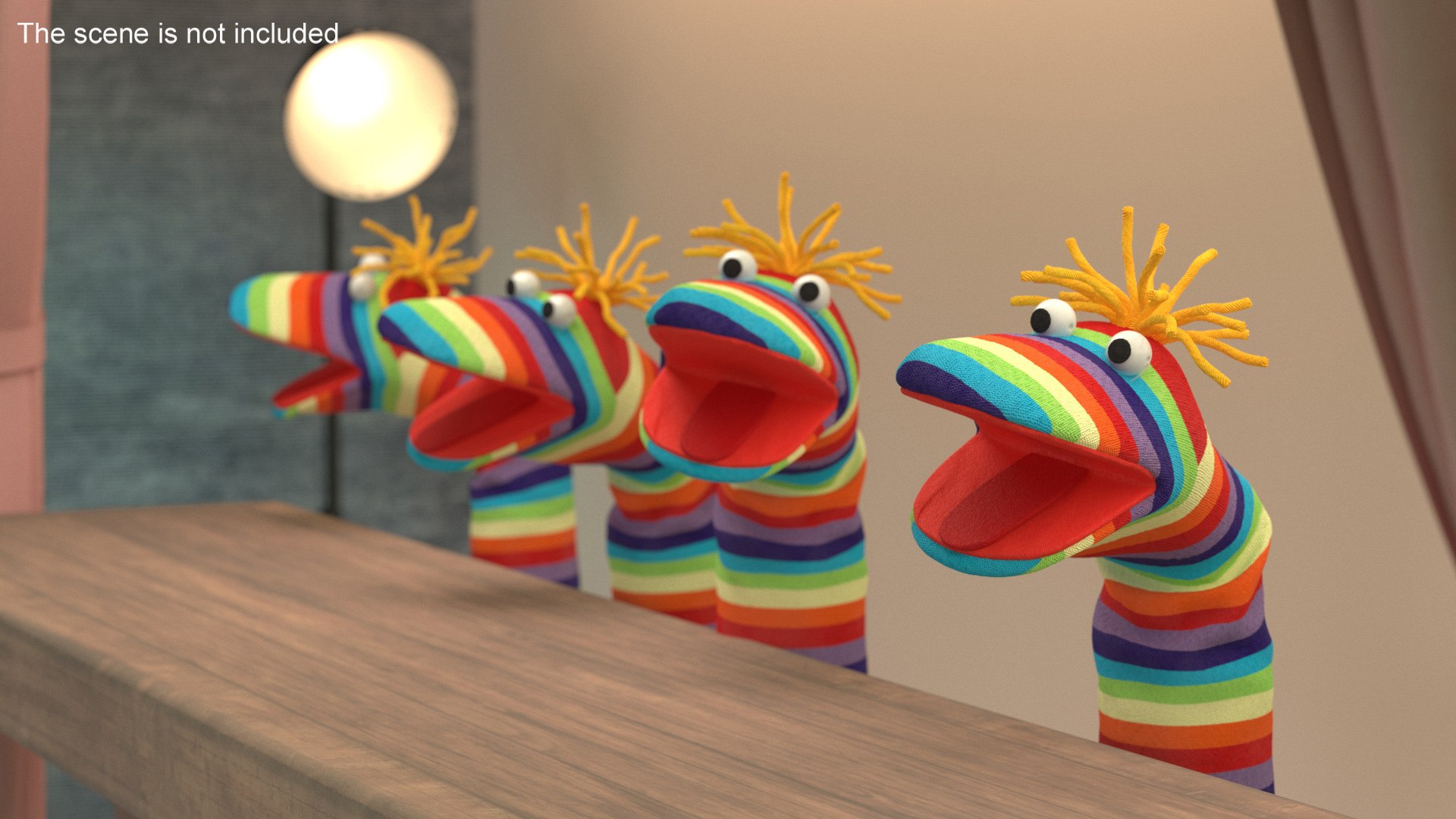 Character Hand Puppet Striped Boy Surprised Pose 3D Model - TurboSquid ...