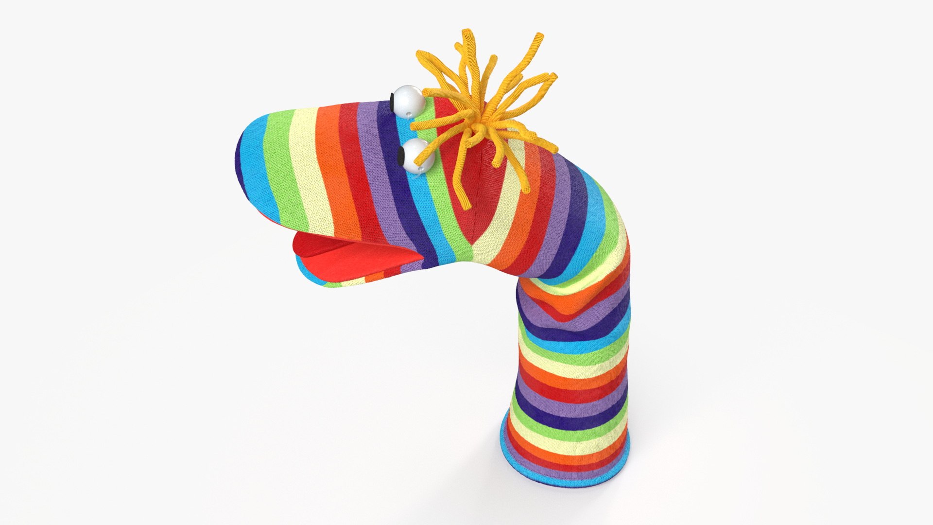 Character Hand Puppet Striped Boy Surprised Pose 3D Model - TurboSquid ...