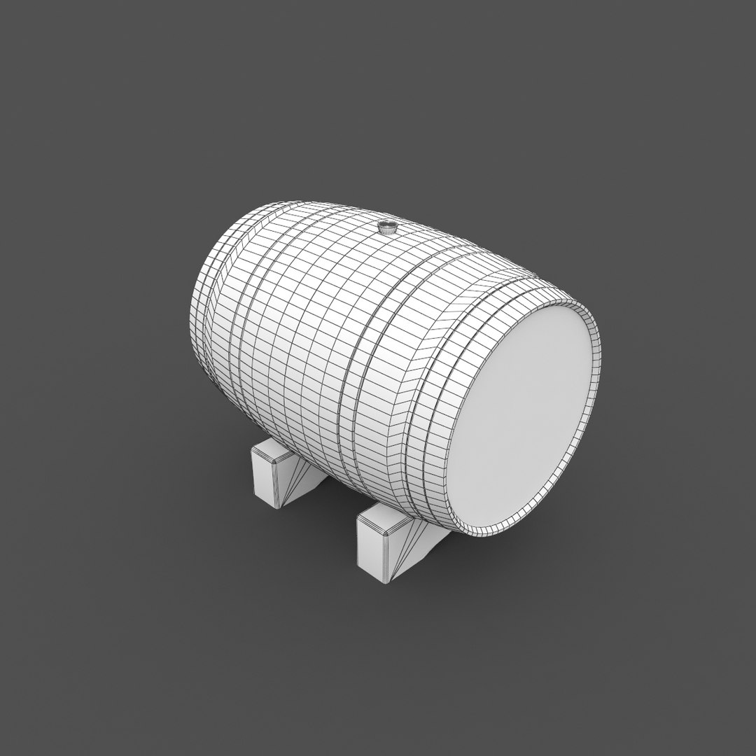 3d Model Hogshead