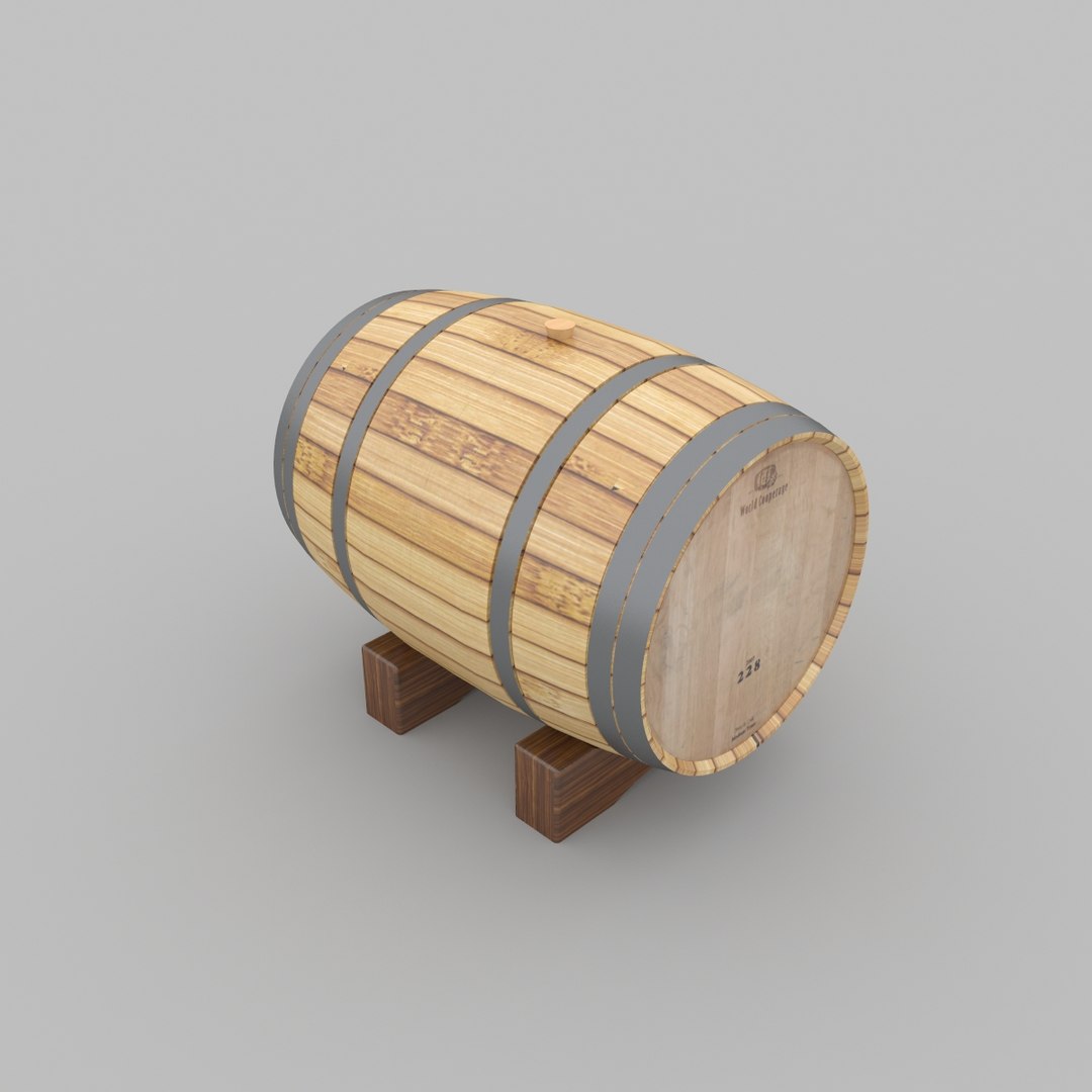3d Model Hogshead