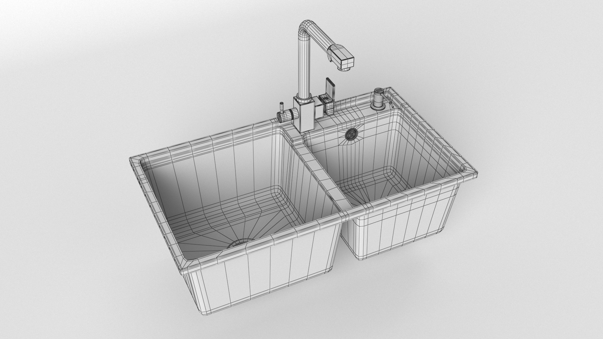 Double Sink 3D - TurboSquid 1899304