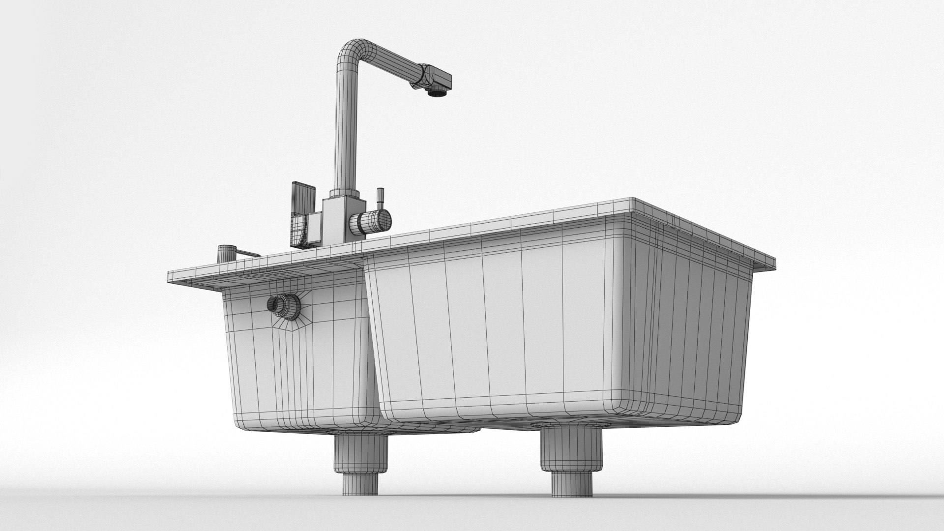 Double Sink 3D - TurboSquid 1899304