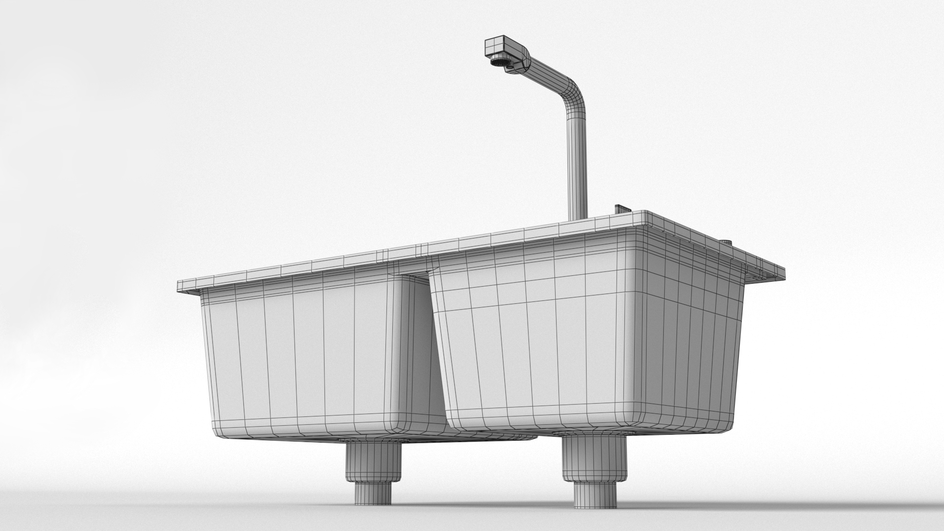 Double Sink 3D - TurboSquid 1899304