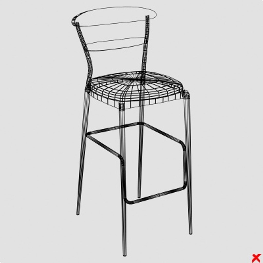 Bar Stool 3d Model