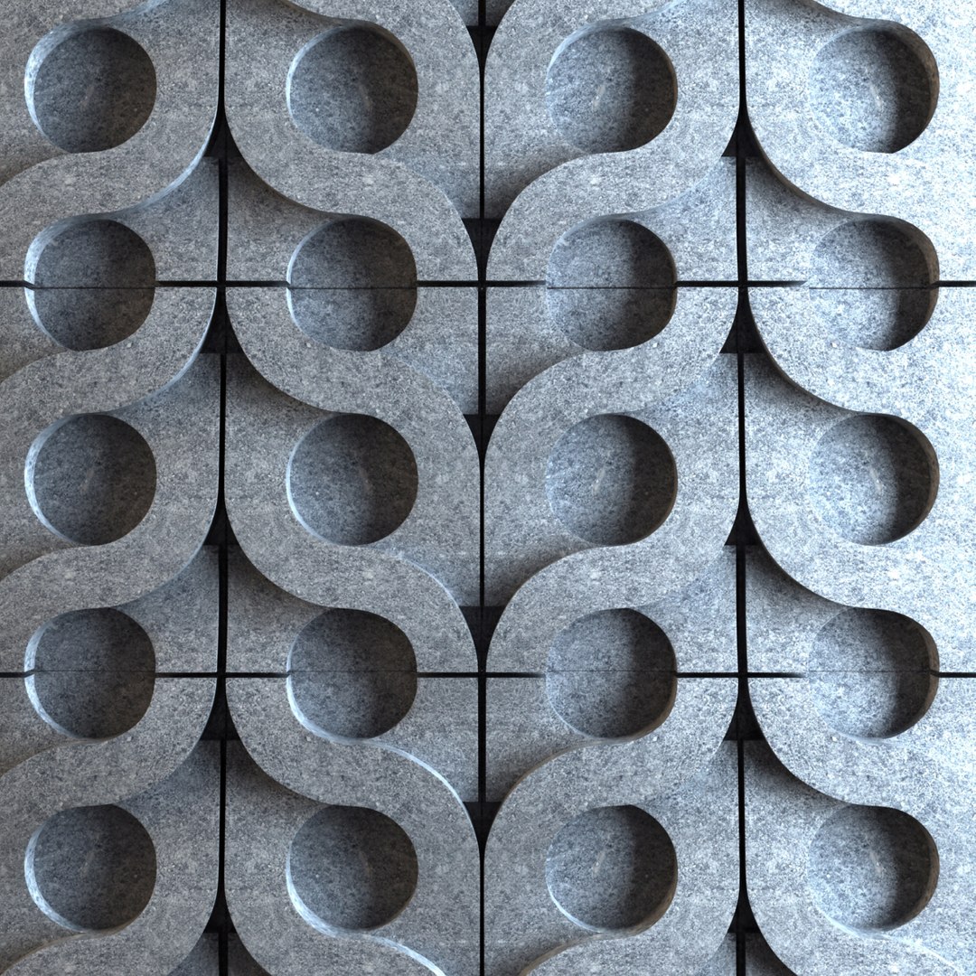 3d model wall tiles