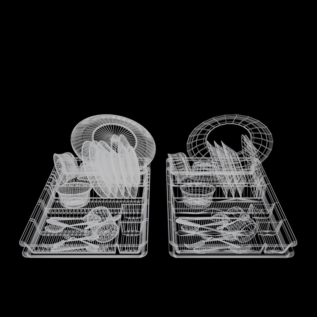 3d Model V-ray Dish Drainer Plate