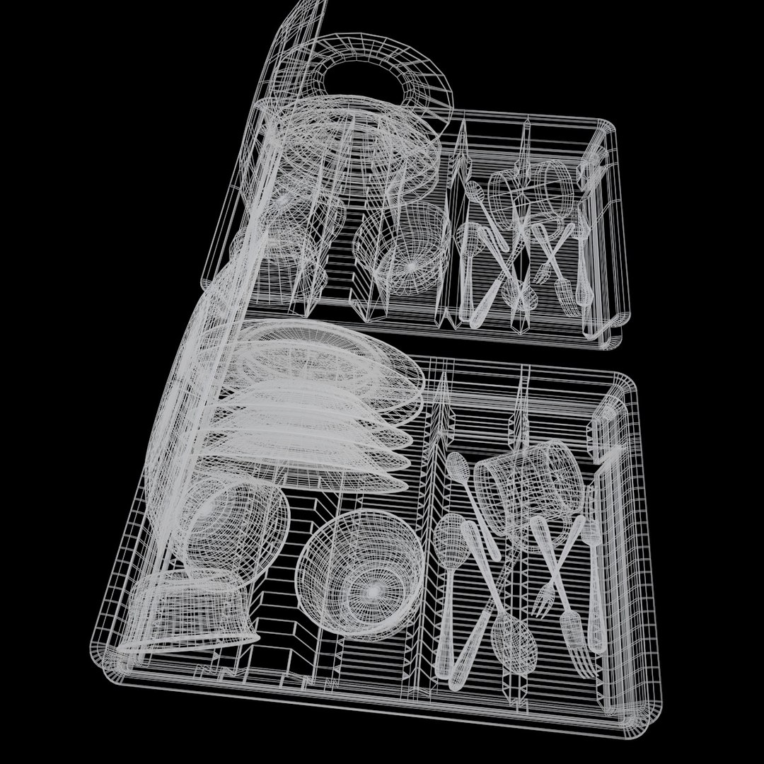 3d Model V-ray Dish Drainer Plate