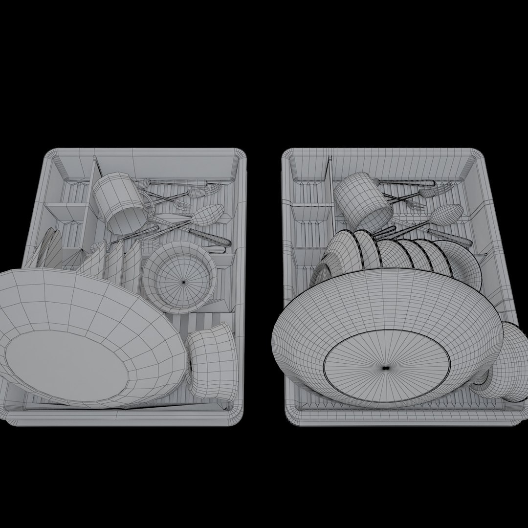 3d Model V-ray Dish Drainer Plate