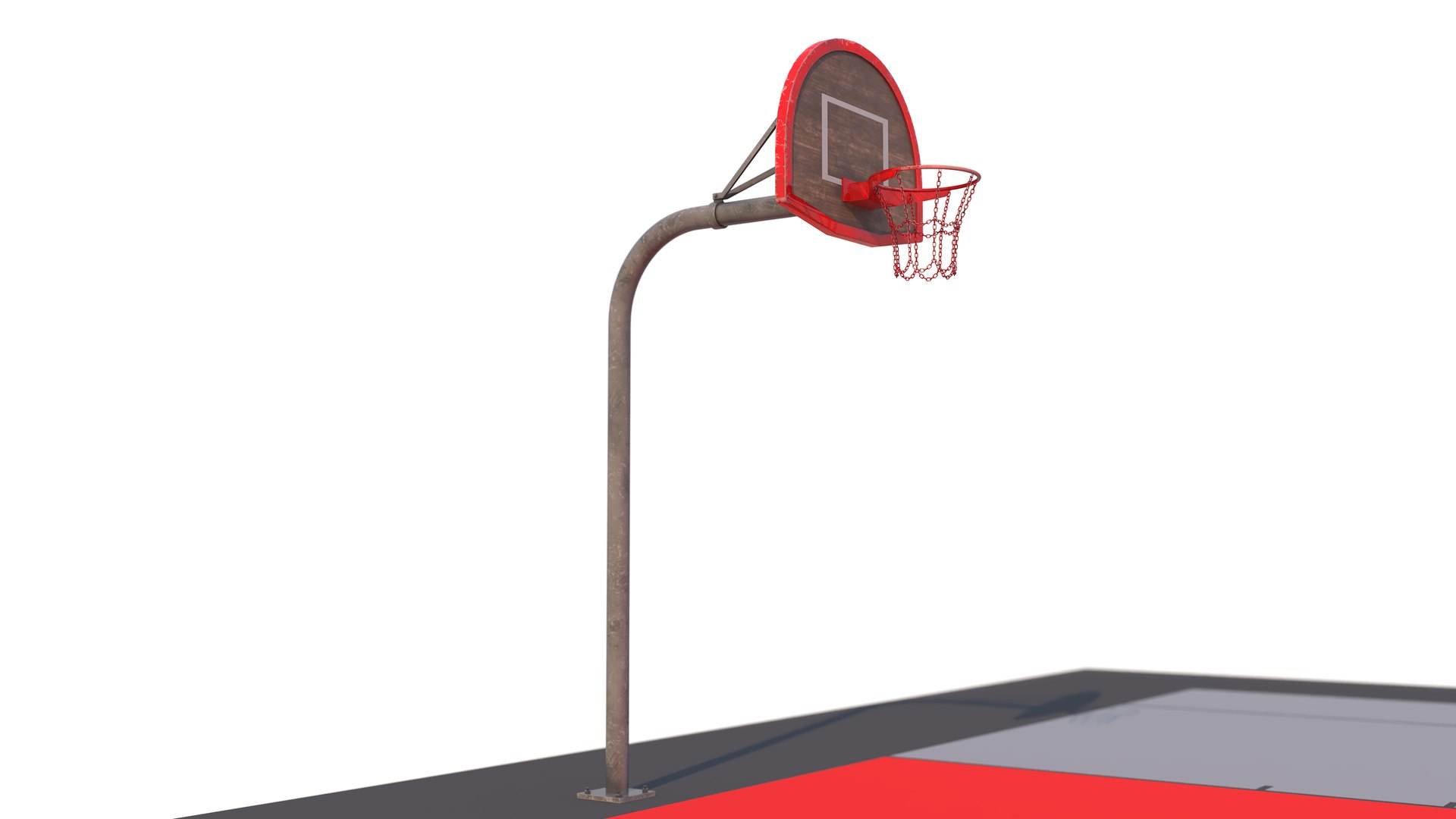 3D Basketball Outdoor Court - TurboSquid 2269037