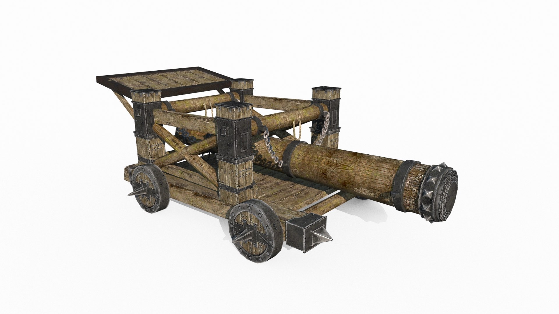 3D Model Ancient Weapons Siege Vehicles Rush - TurboSquid 2036171