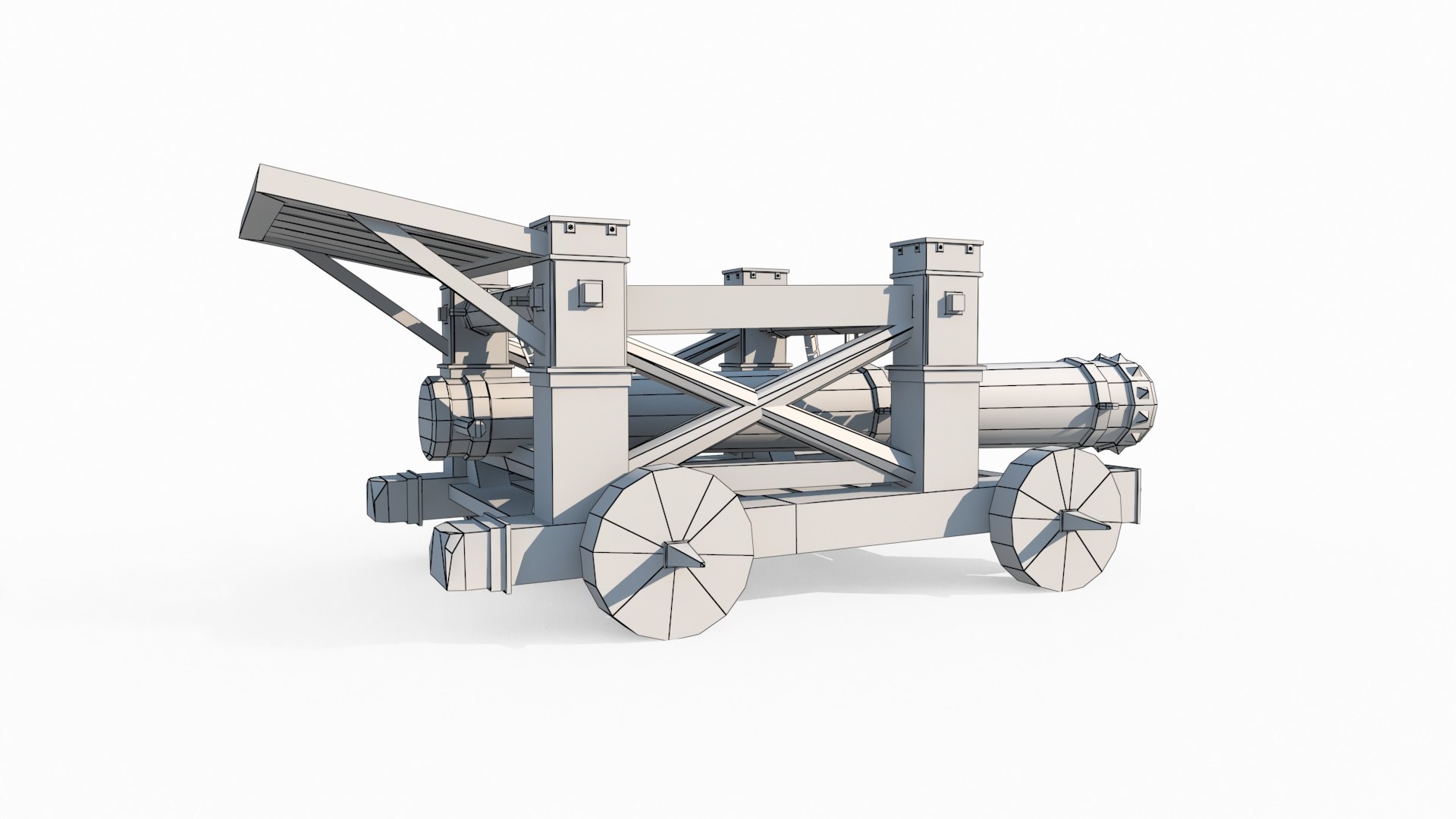 3D Model Ancient Weapons Siege Vehicles Rush - TurboSquid 2036171