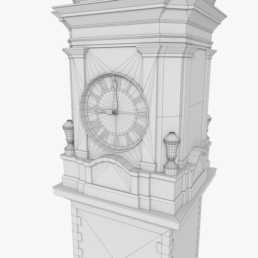3d Clock Tower