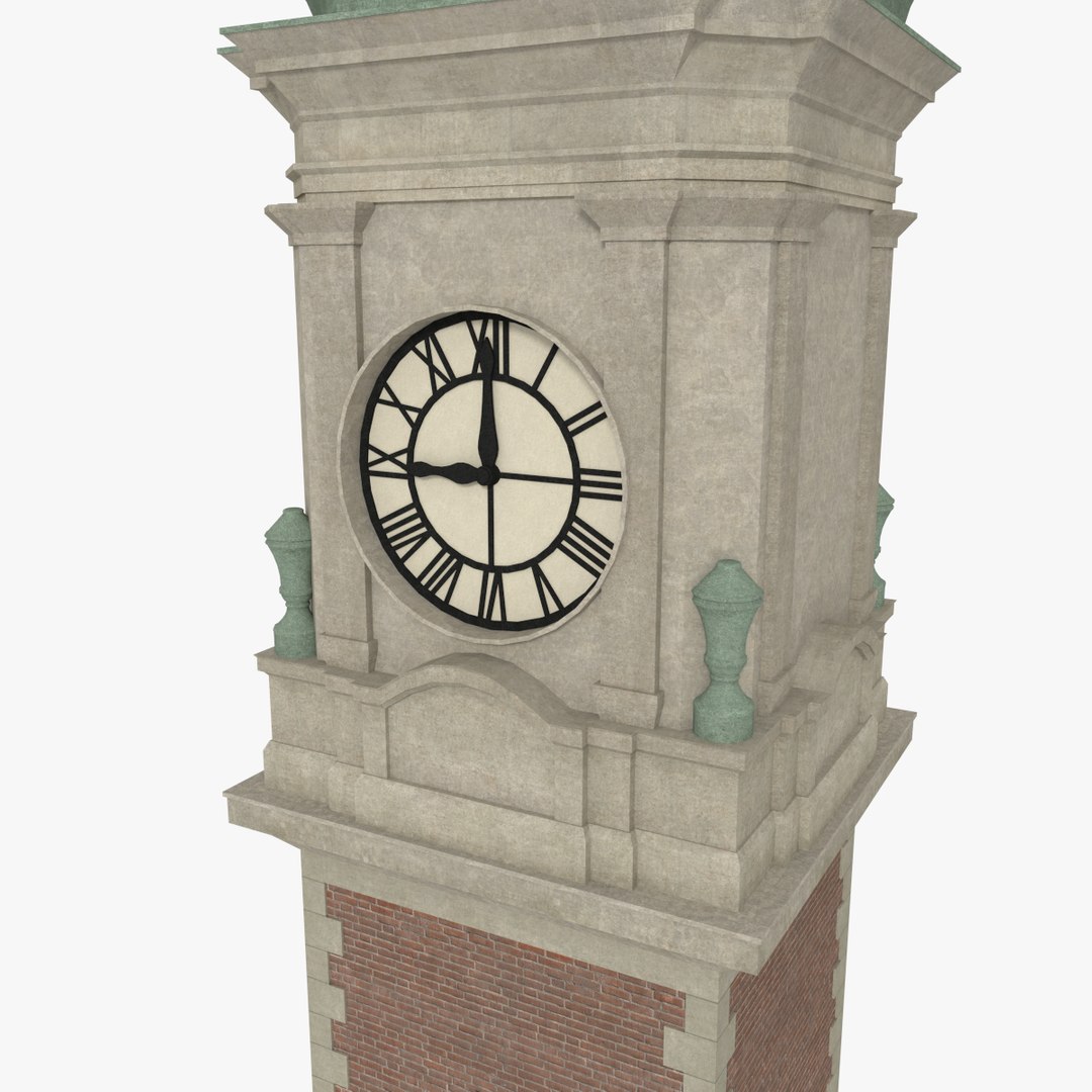 3d Clock Tower