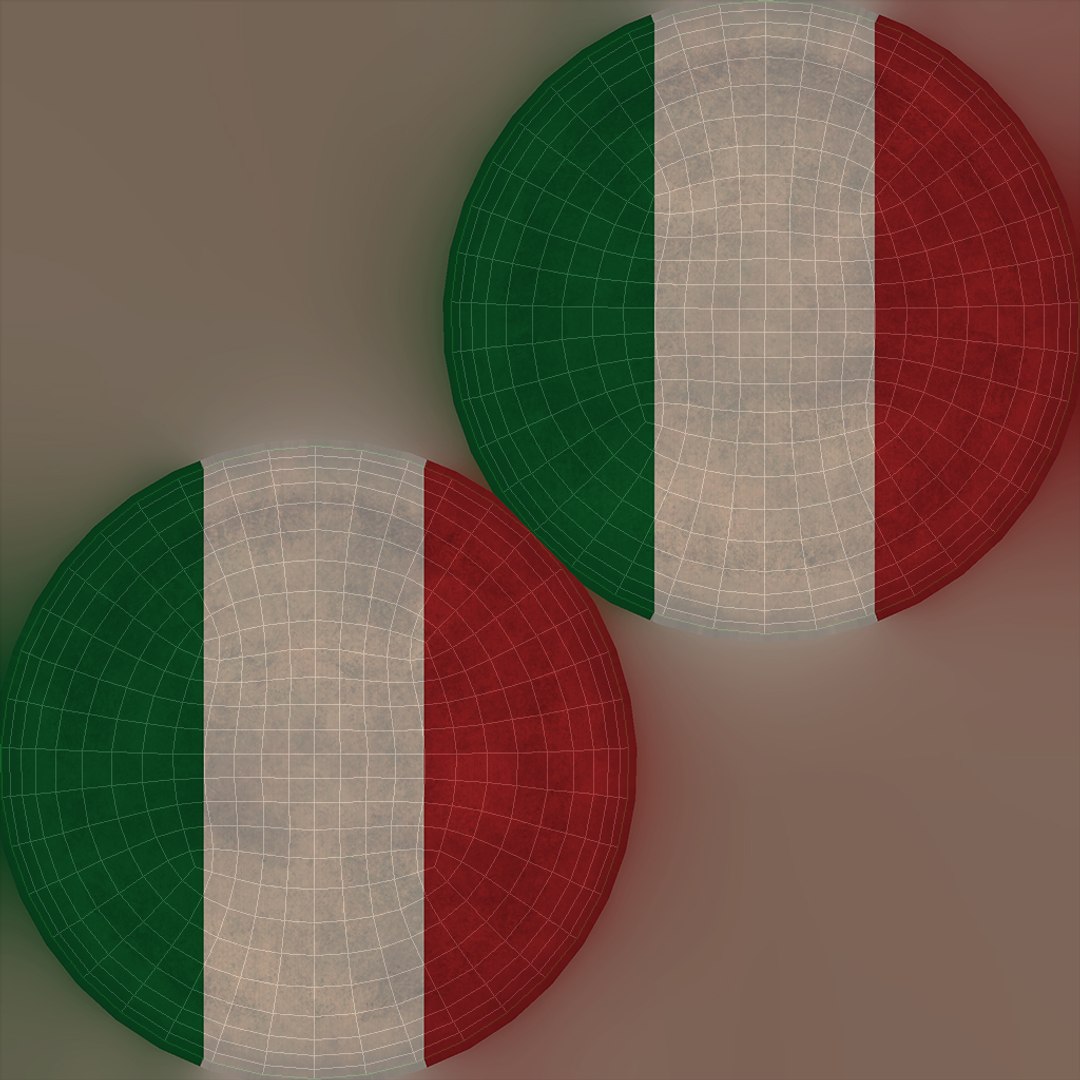 Italy Flag Icon 3D Model - TurboSquid 2063156