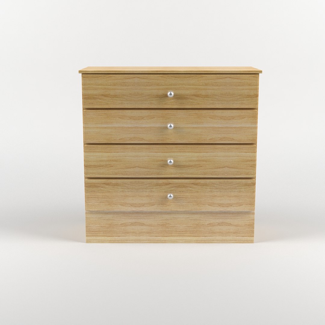 3d model wooden commode