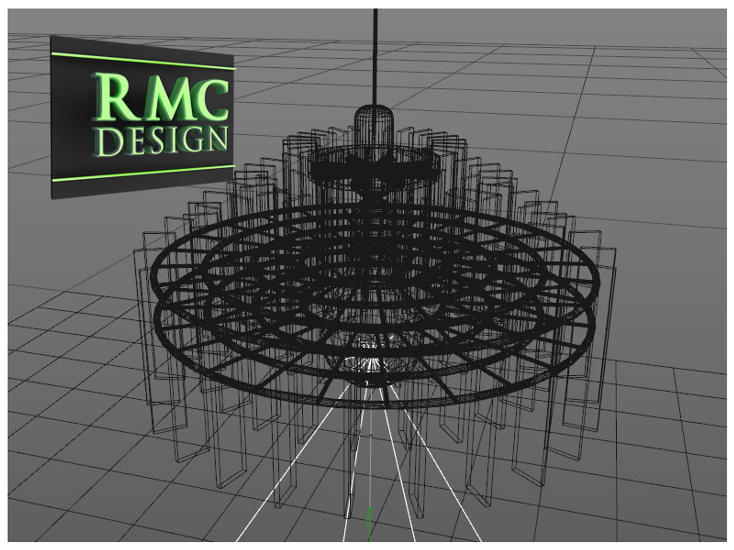 3d chandelier 12 - rmc