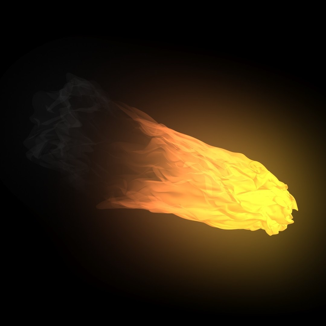 3d Model Animating Fireball
