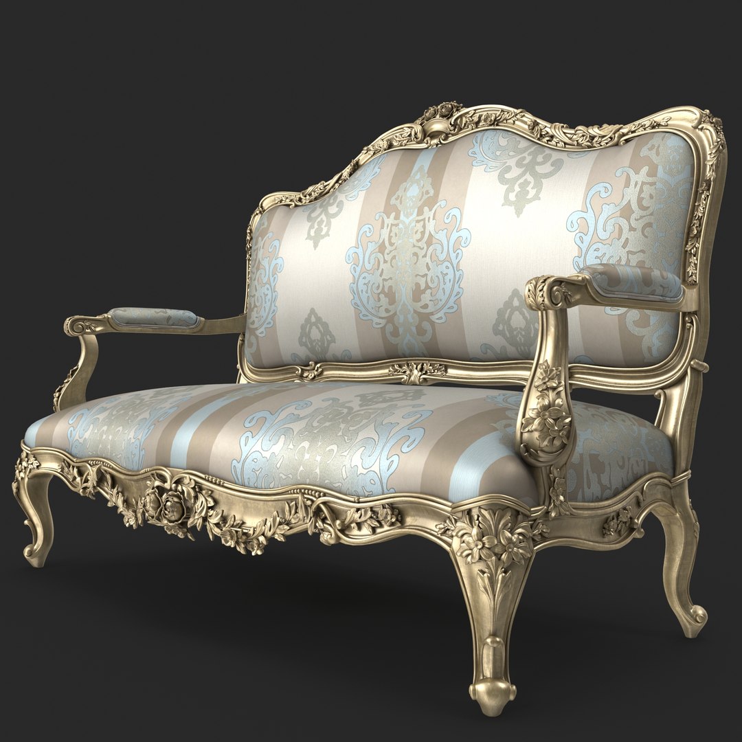 luxurious sofa 3d max