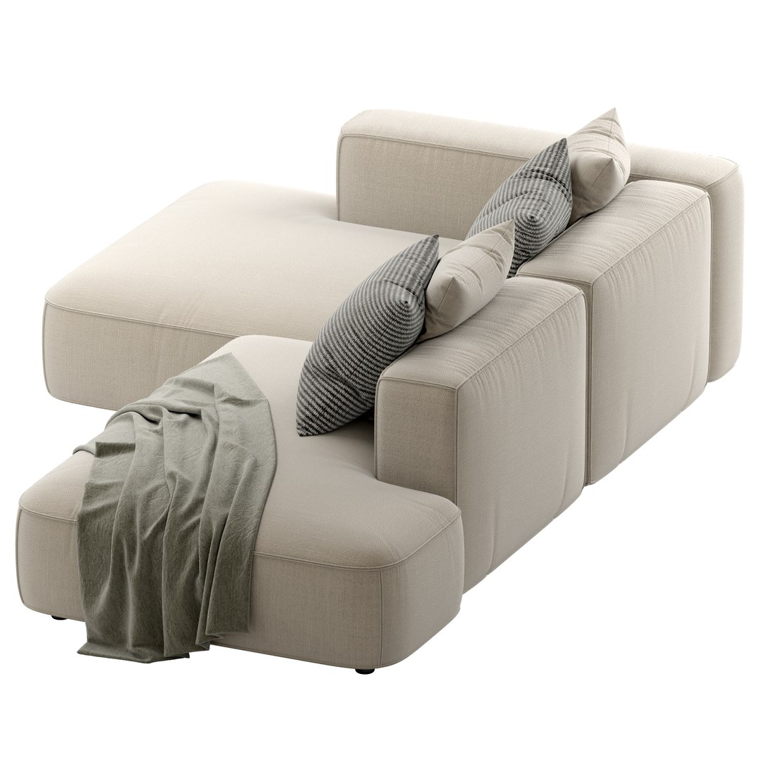 Roxen Fabric Sofa 3D Model - TurboSquid 2032176