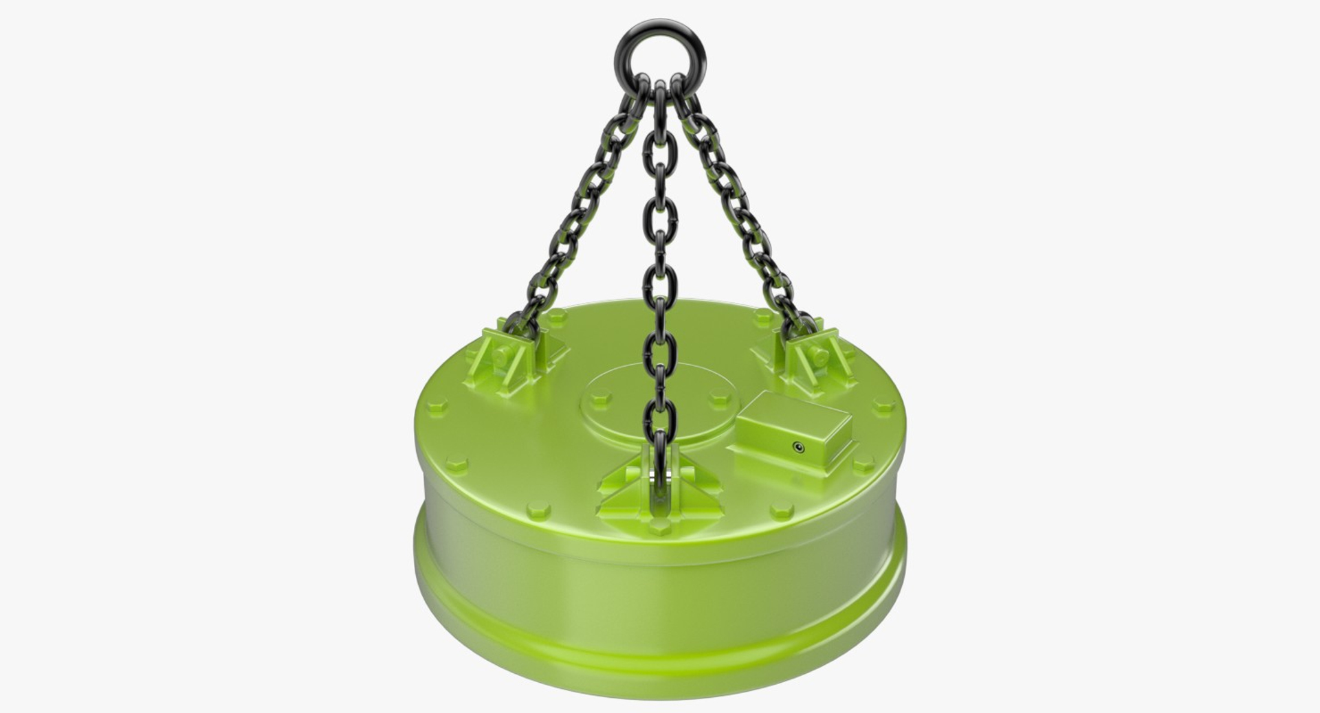 3d Model Magnetic Crane 1