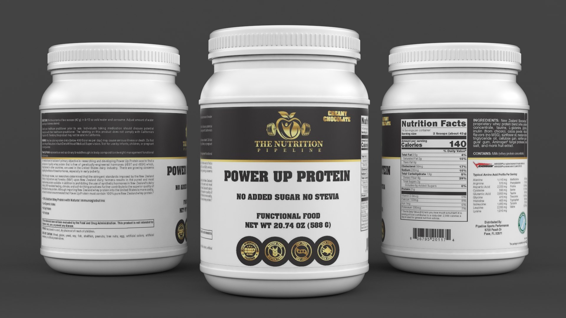 3D Protein Powder Model - TurboSquid 2222988