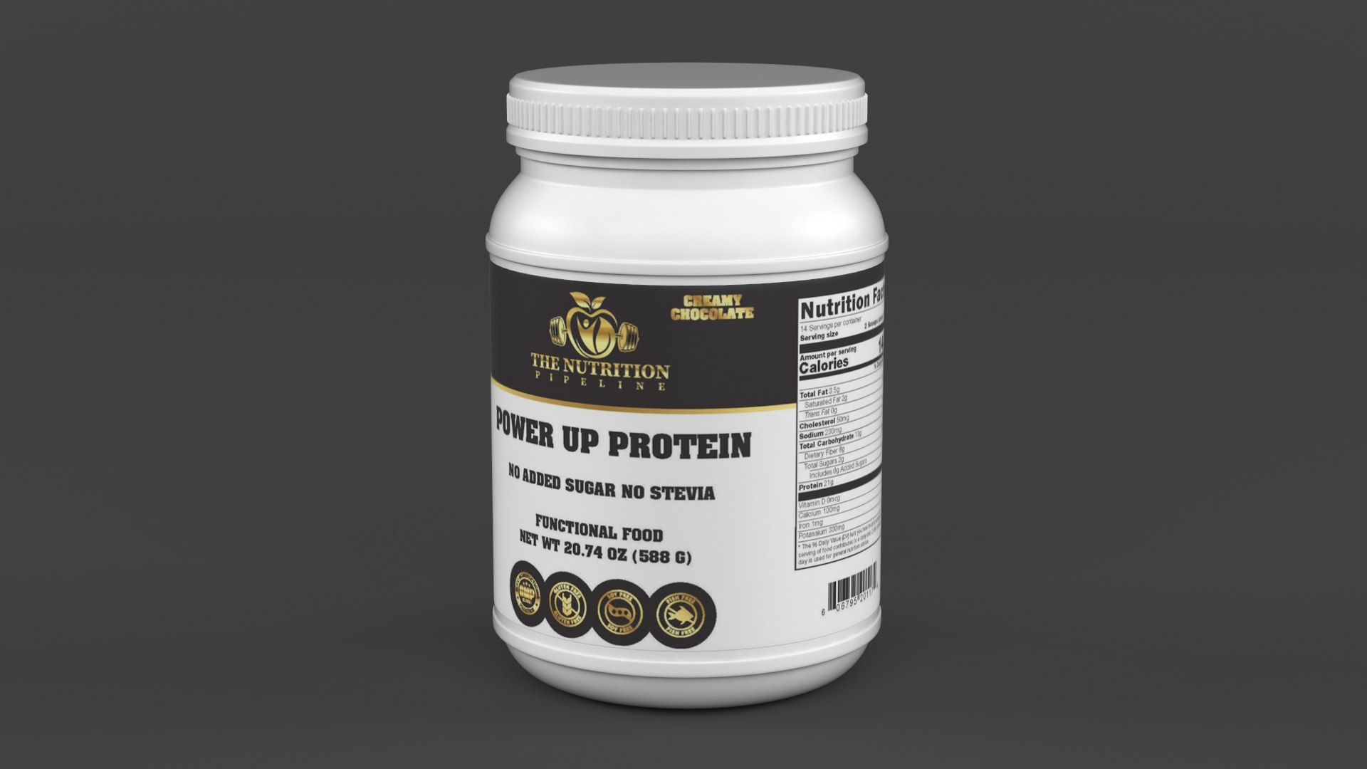 3D Protein Powder Model - TurboSquid 2222988