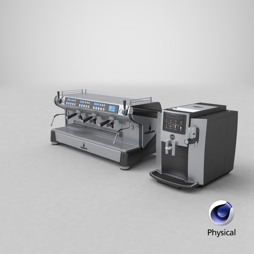 Real Coffee Makers Espresso Model - TurboSquid 1447531