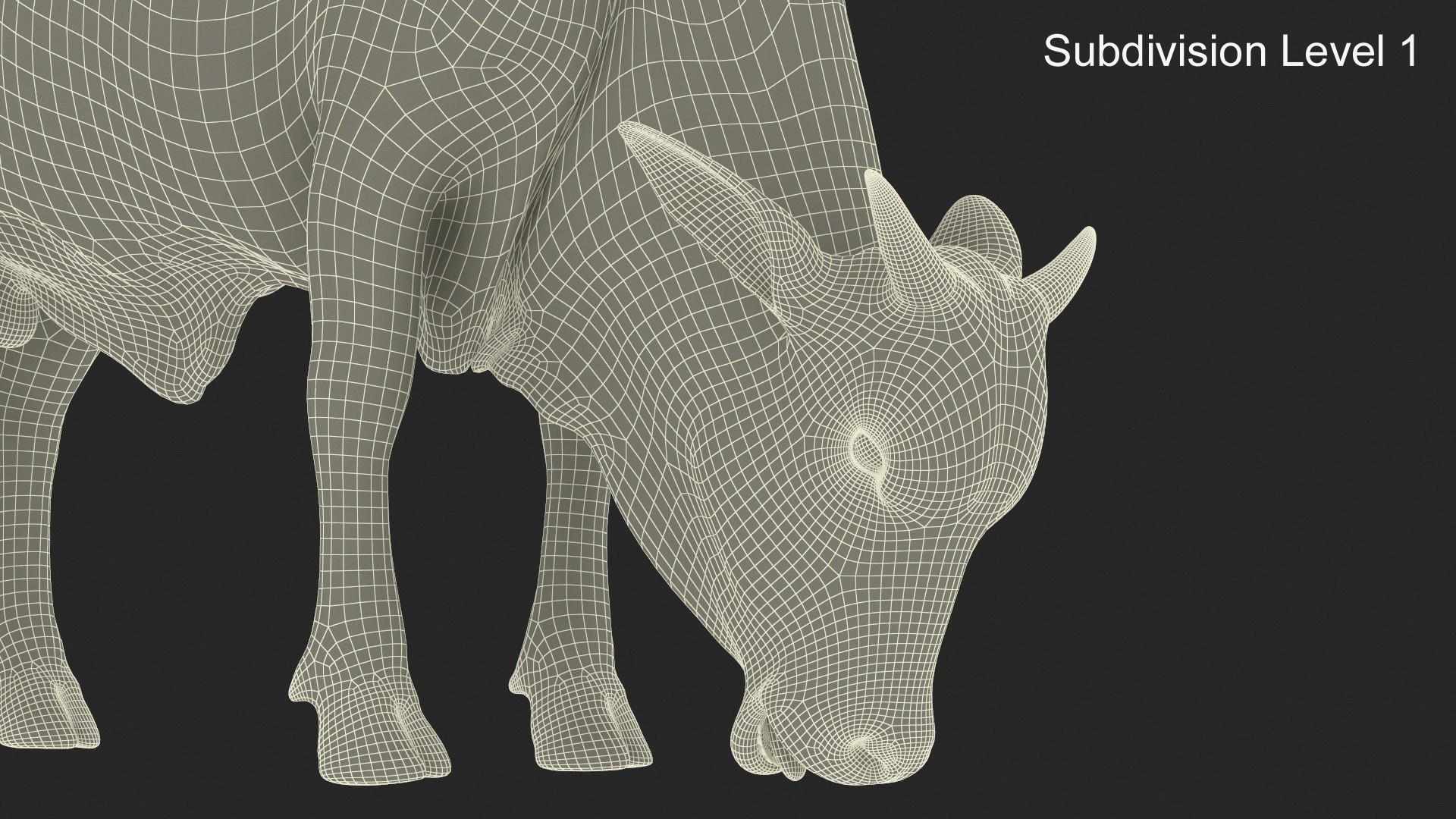 Nelore Cow Male Eating Fur Model - TurboSquid 2317671