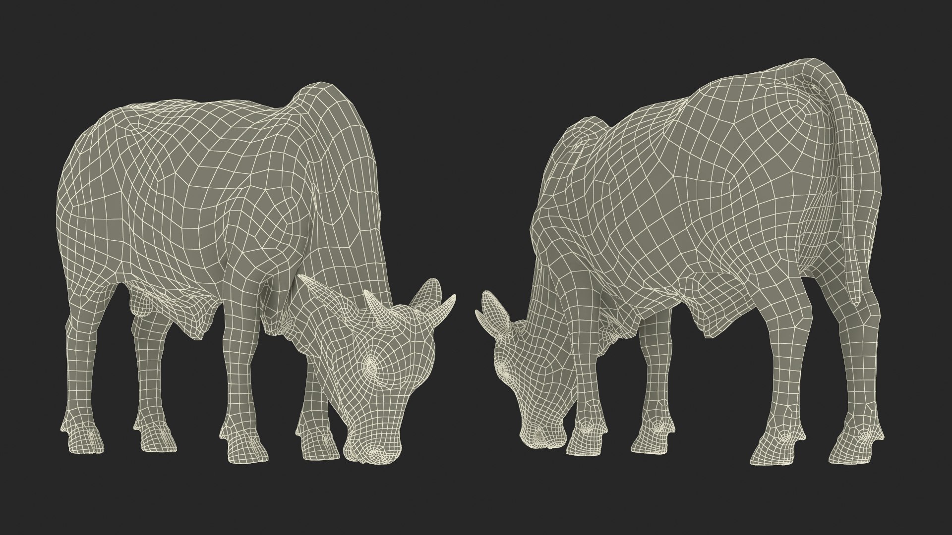 Nelore Cow Male Eating Fur Model - TurboSquid 2317671