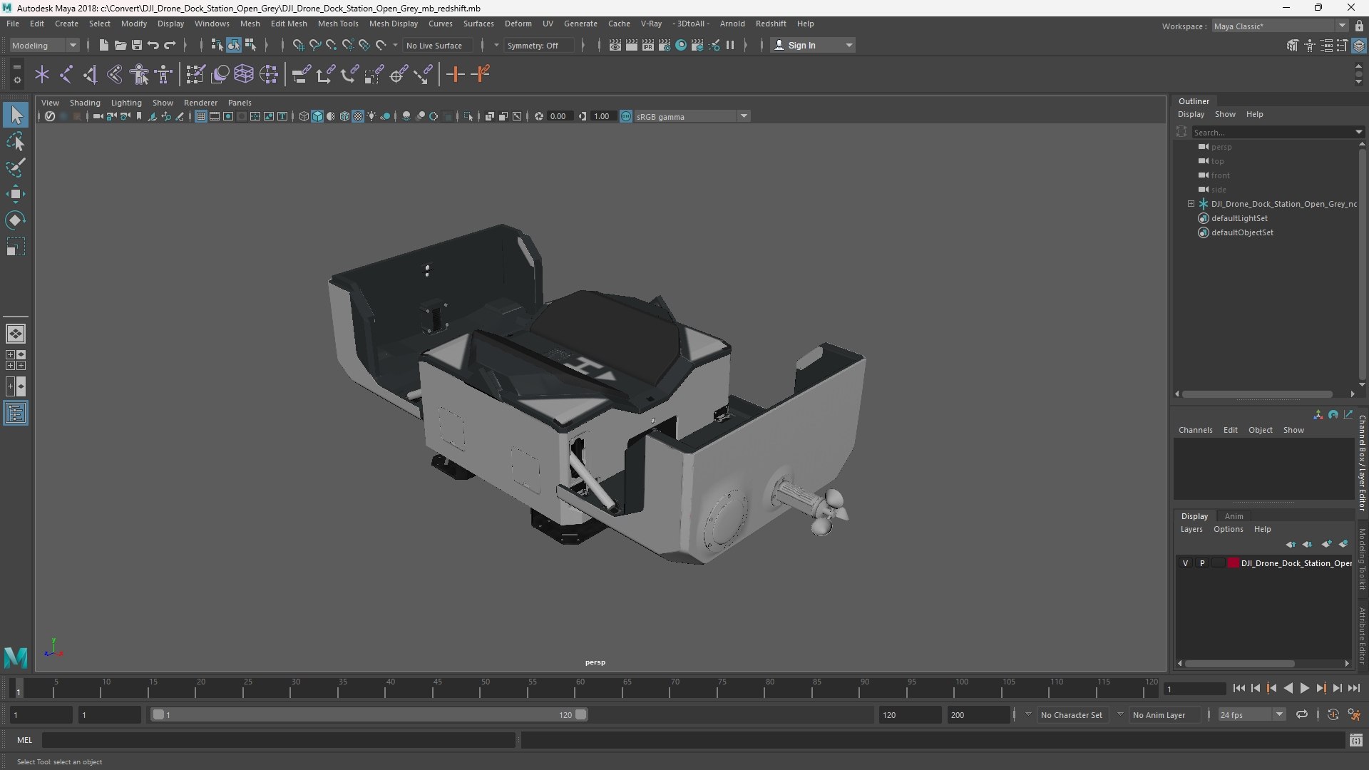 3D DJI Drone Dock Station Open Grey Model - TurboSquid 2506662