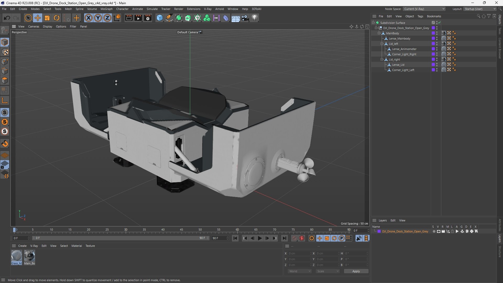 3D DJI Drone Dock Station Open Grey Model - TurboSquid 2506662
