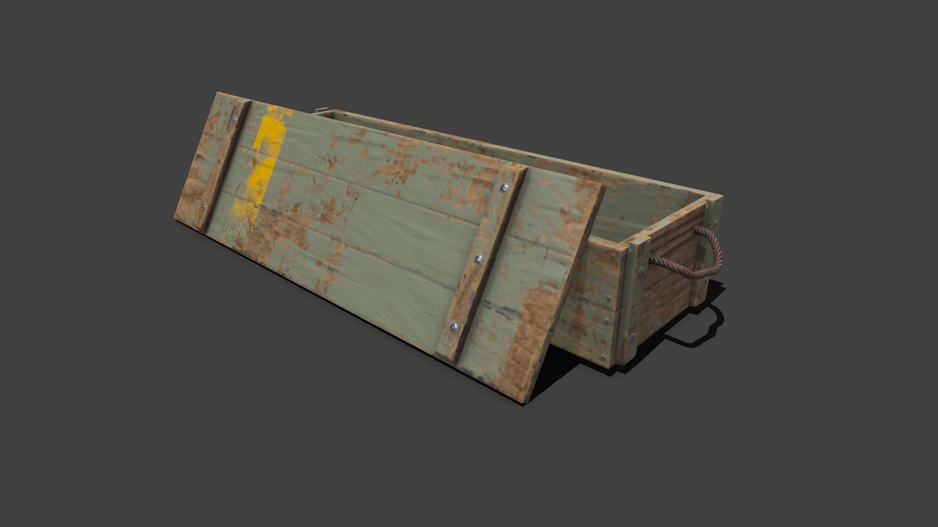 Free Weapon Crate Low-poly PBR 3D model - TurboSquid 2129201