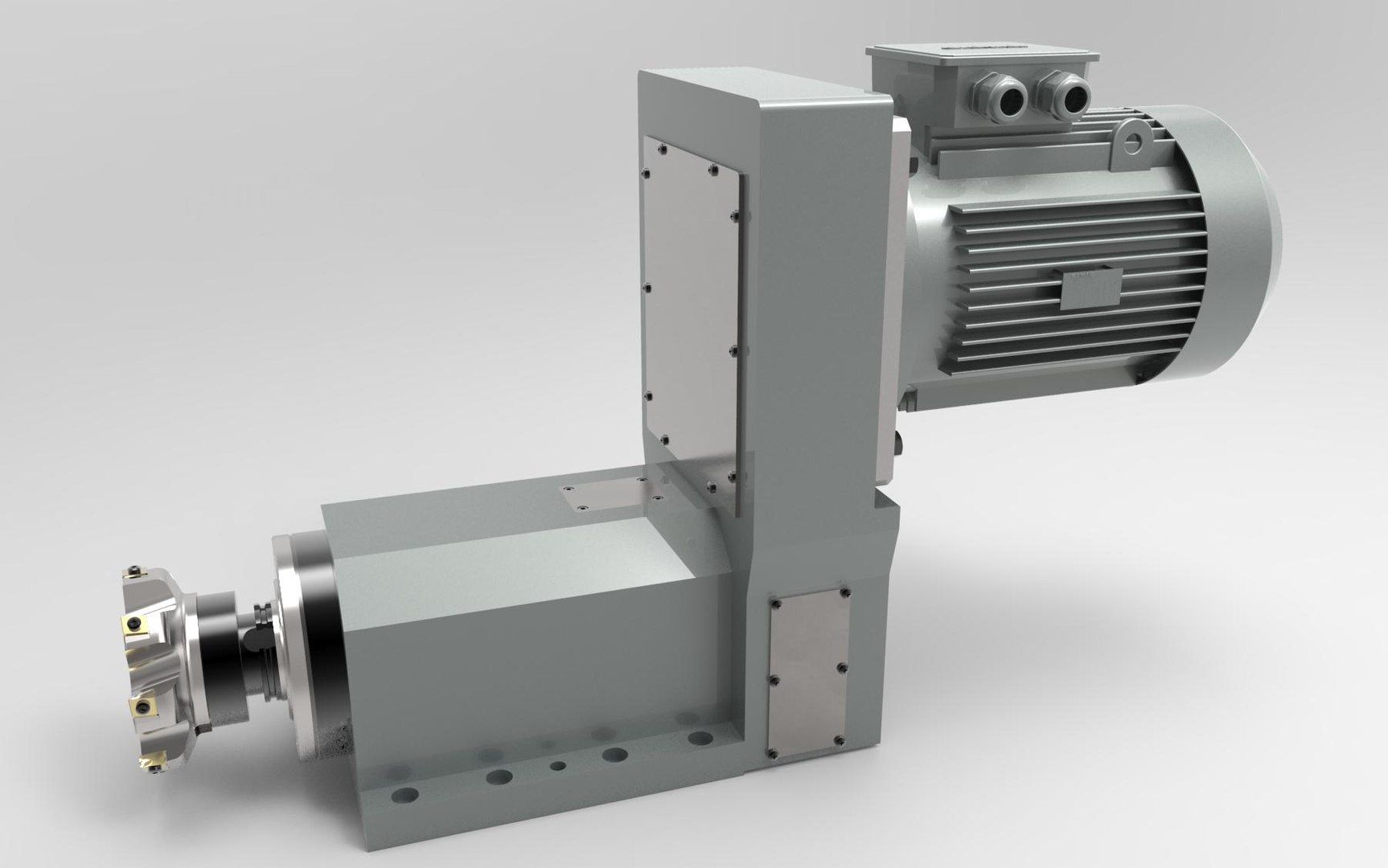 Milling Spindle Model - TurboSquid 1240653