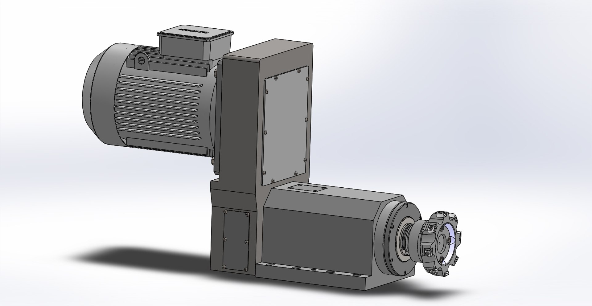 Milling Spindle Model - TurboSquid 1240653