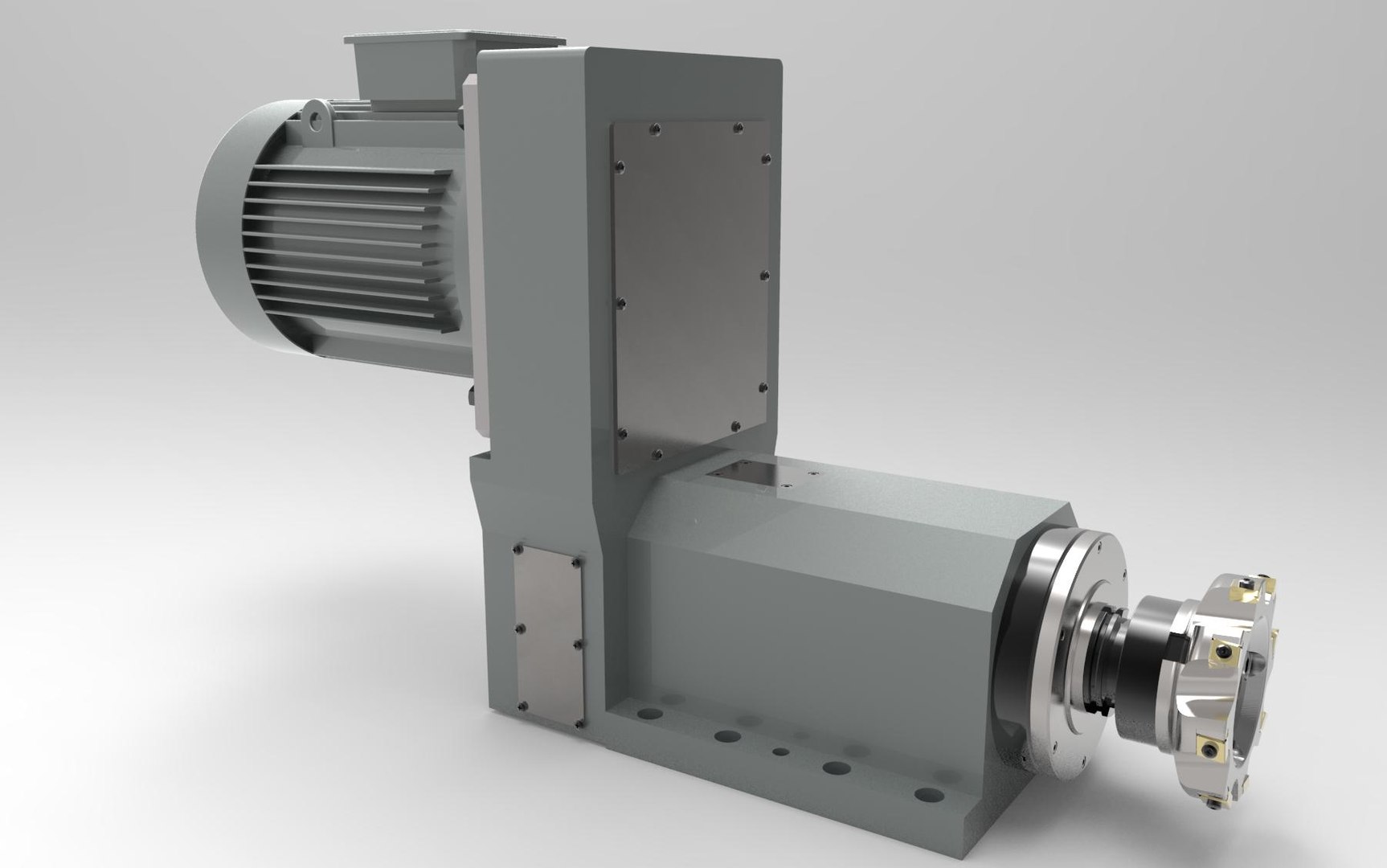 Milling Spindle Model - TurboSquid 1240653