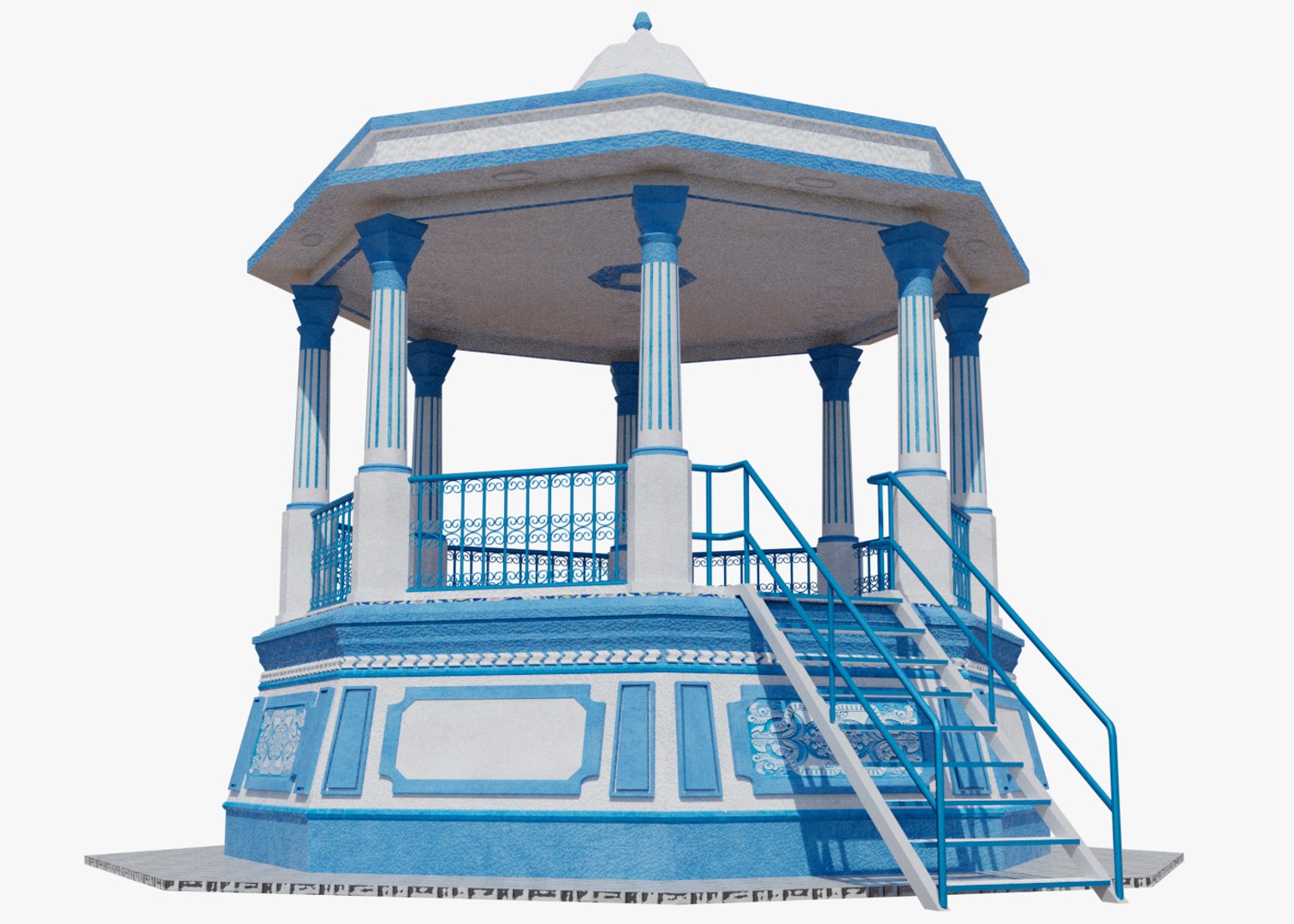 3D Bandstand Band Stand Model - TurboSquid 1425975