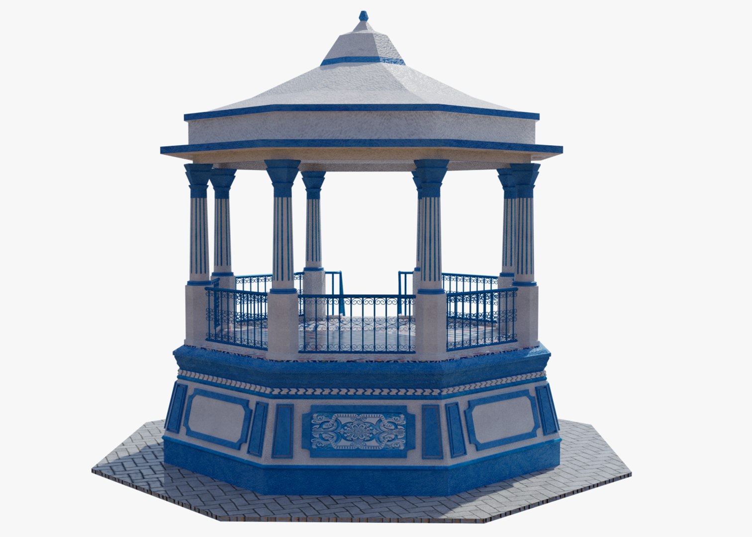 3D Bandstand Band Stand Model - TurboSquid 1425975