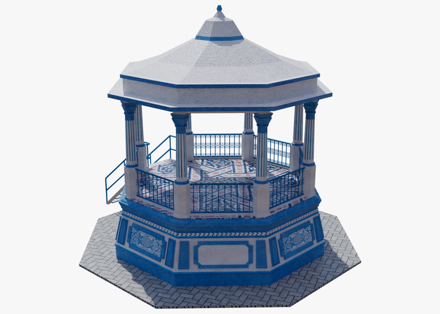 3D Bandstand Band Stand Model - TurboSquid 1425975