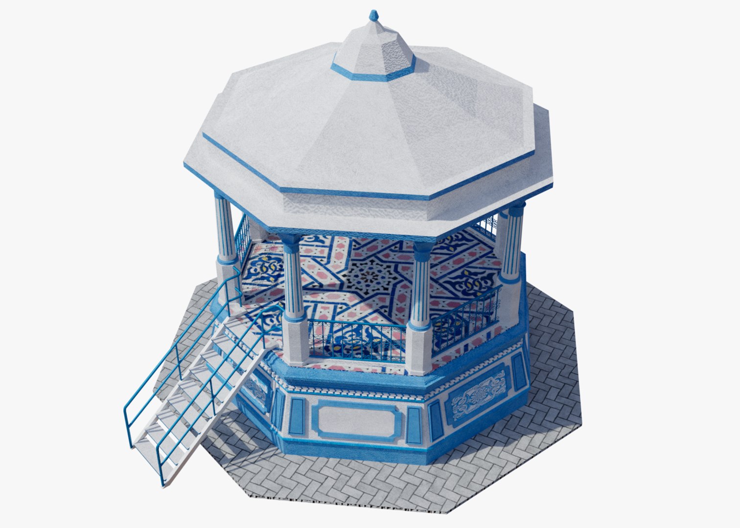 3D Bandstand Band Stand Model - TurboSquid 1425975