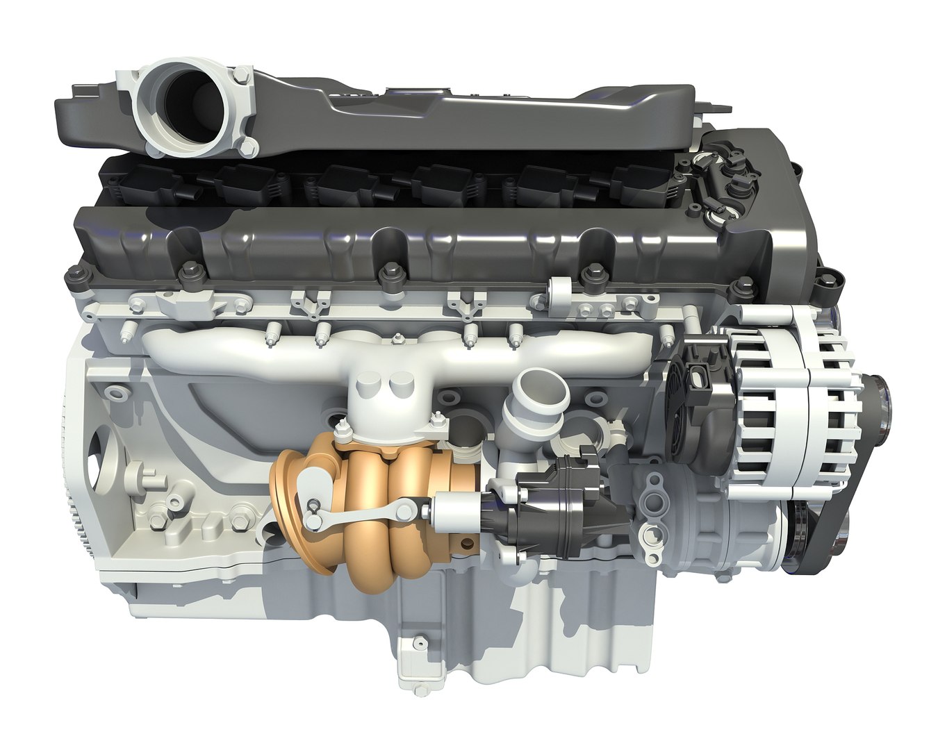 Cutaway V12 Engine 3D Model - TurboSquid 1374428