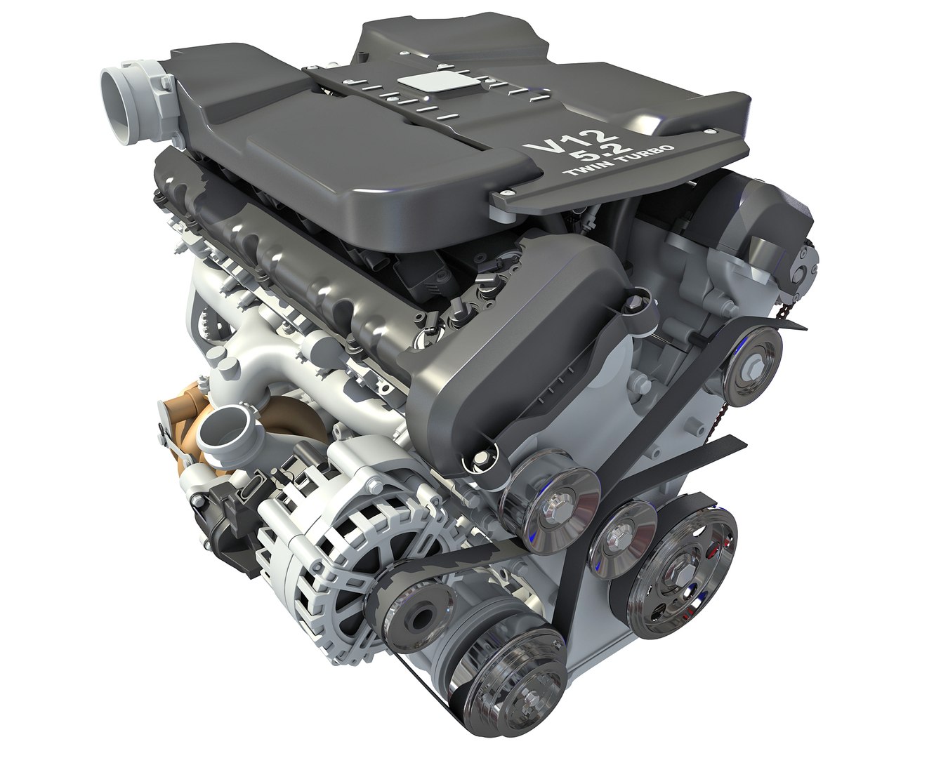 Cutaway V12 Engine 3D Model - TurboSquid 1374428