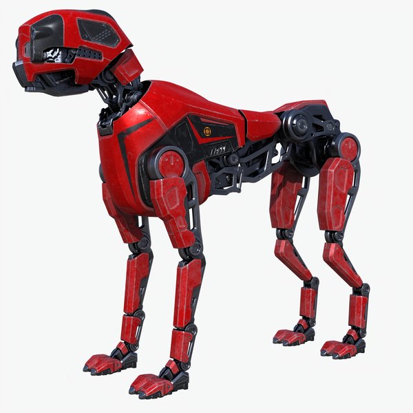 modelo 3d Perro robot - TurboSquid 1398123