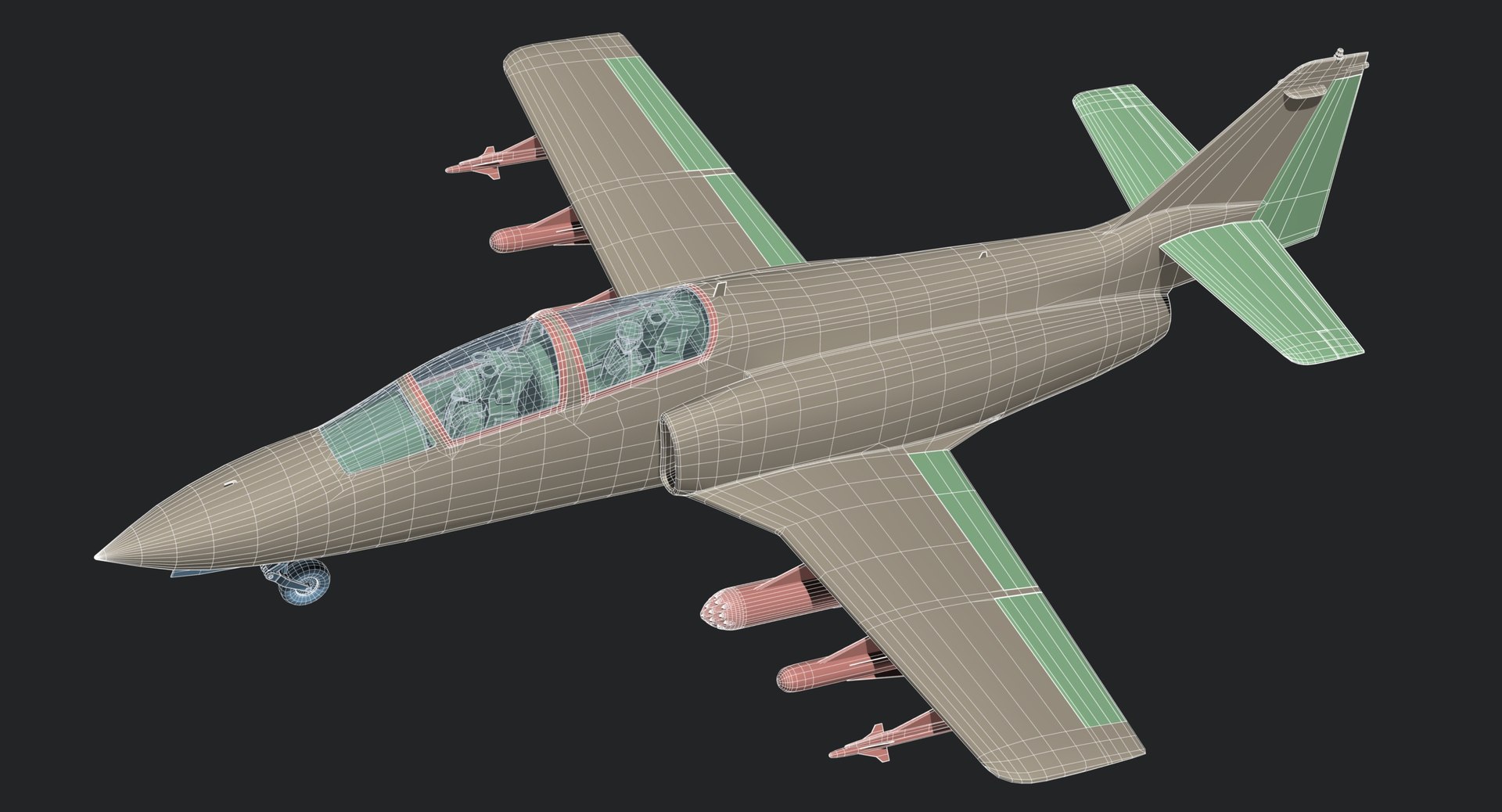 Jet Trainer Classic Camo 3D Model - TurboSquid 1846322